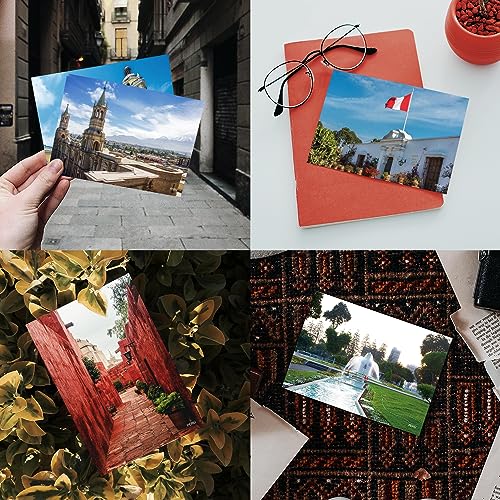 Dear Mapper Peru City Landscape Postcards Pack 20pc/Set Postcards From Around The World Greeting Cards for Business World Travel Postcard for Mailing Decor Gift