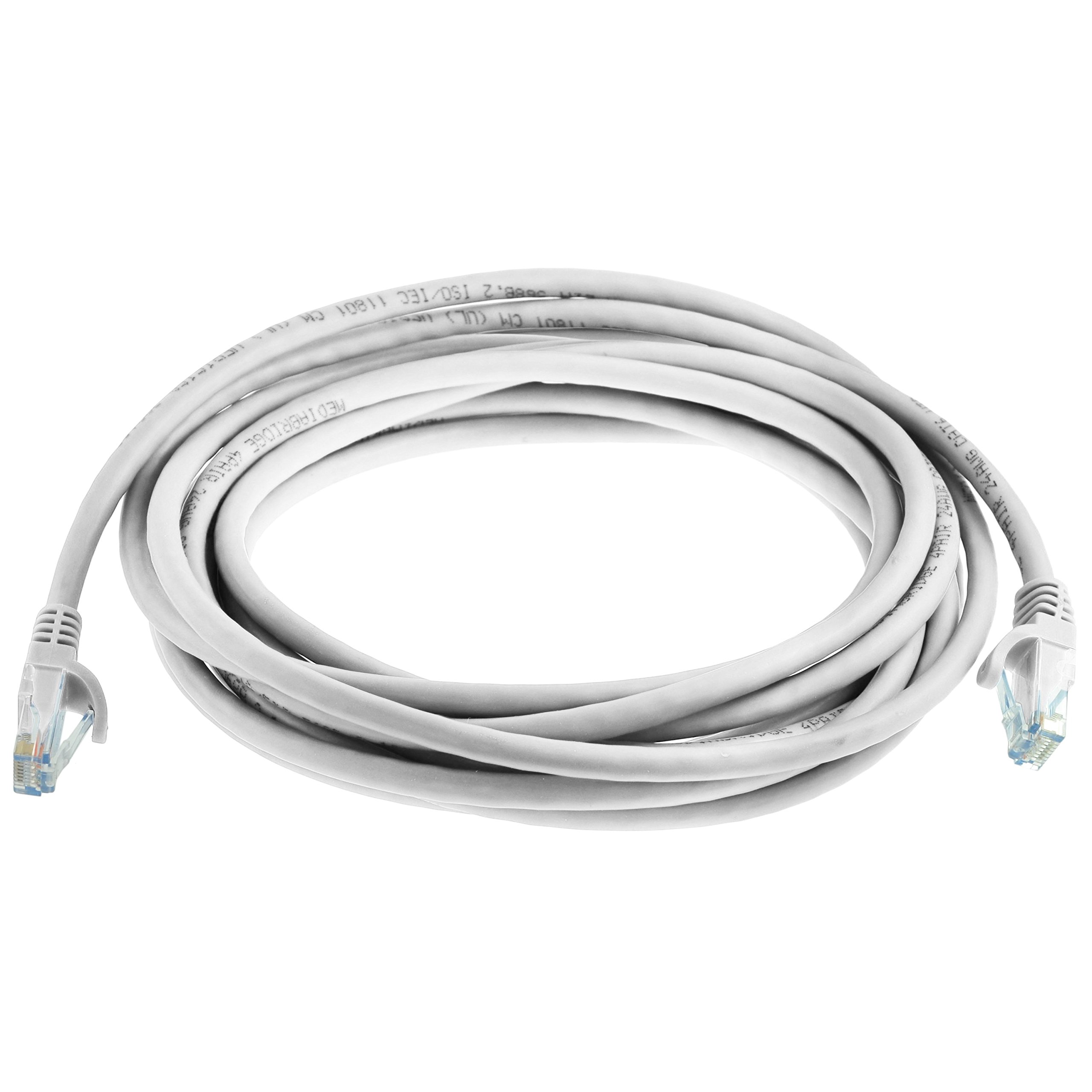 Mediabridge CAT6 Ethernet Patch Cable (50 ft) RJ45 Connectors with Gold Plated Contacts (10gbps)