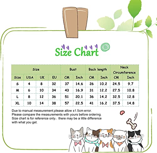 Cat Sweaters - Hairless Cat Cotton Tshirts Pet Clothes - Pullover Kitten T-Shirts with Sleeves - Cats & Small Dogs Apparel (Pink Red, Medium)