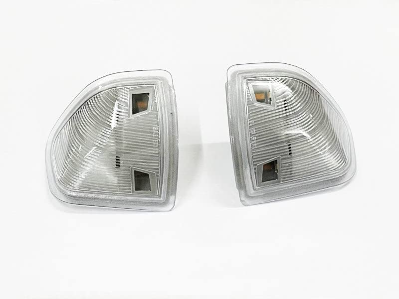GHXSport Clear Lens LED Powered Tow Mirror Turn Signal Lights Replacement For Dodge Ram 2011-2017