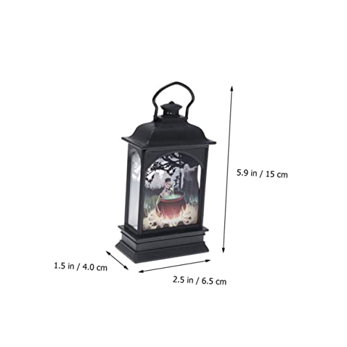 DECHOUS Halloween Decor Globe Decor Fall Snow Globe Simulation Flame Light Flame Lamp Lantern Candle Candle Light LED Outdoor Decor