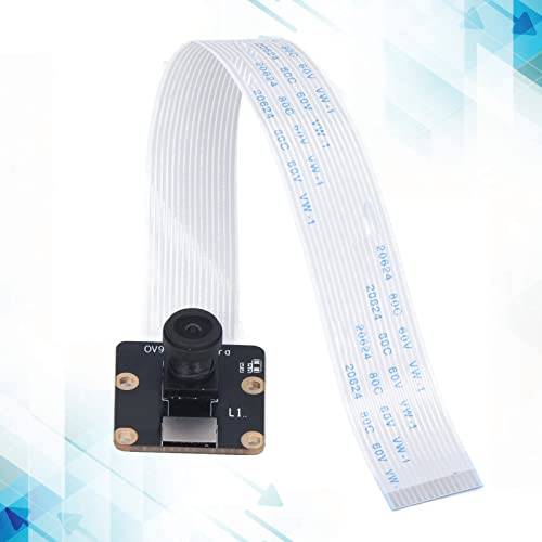 Board Cam Module, Black White 1MP Fixed Focus Camera Module with Cable for Printer for Surveillance Cam