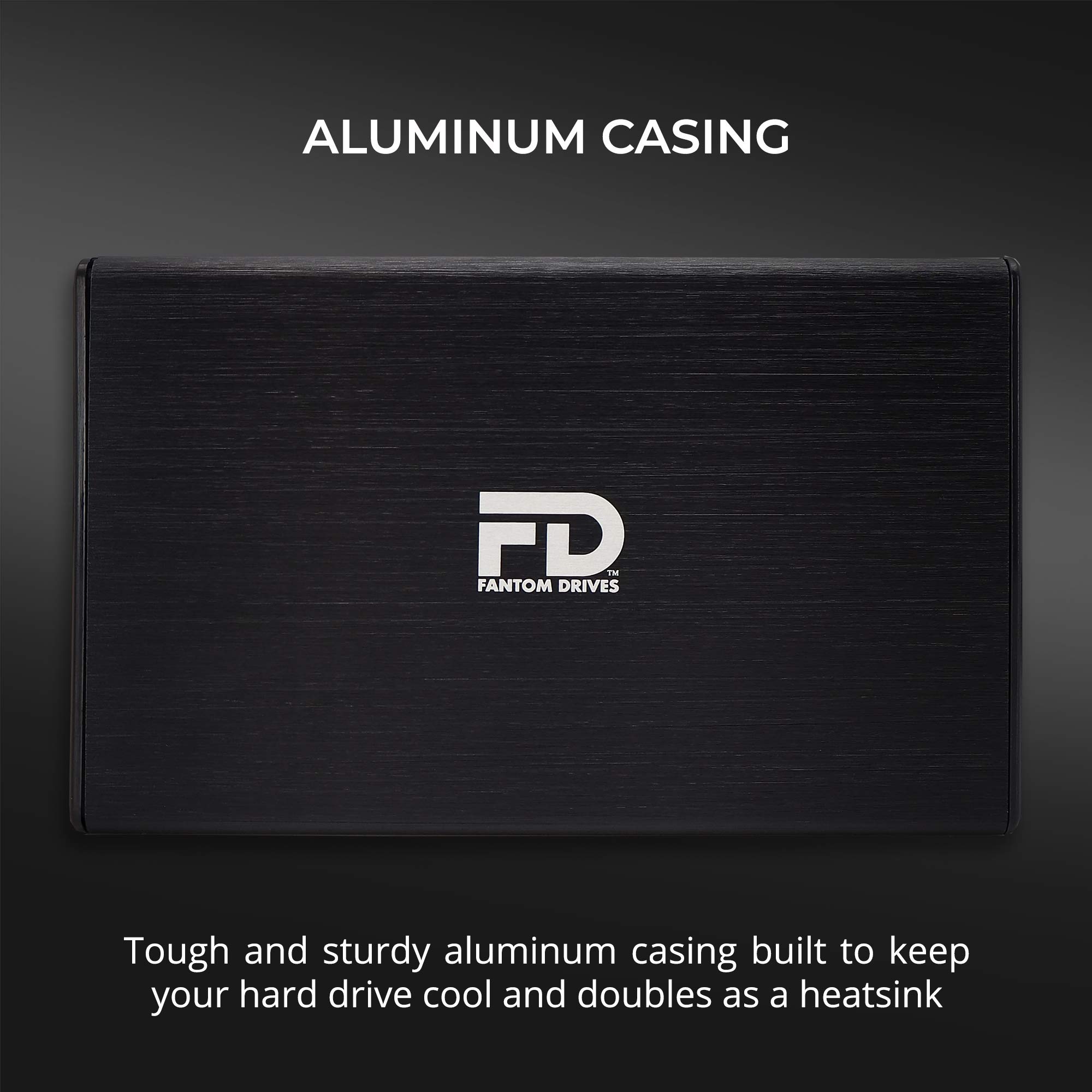 Fantom Drives (Solid State Drive Upgrade Kit - Compatible with PlayStation 4, PS4 Slim, and PS4 Pro, 2TB SSD + 16GB
