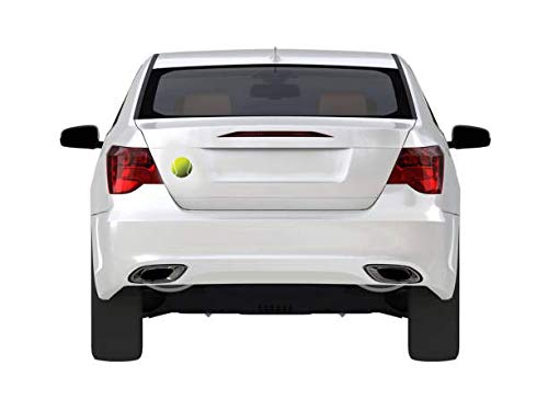 Car Magnet Tennis Ball Magnetic Decal for School Locker or Fridge, 3 3/4 Inch, Set of 5