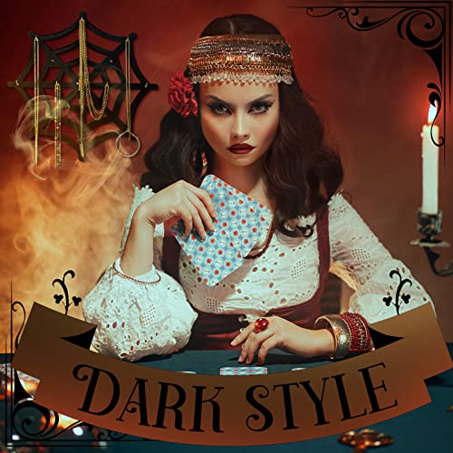 Glenmal Gothic Earring Stand Jewelry Holder Black Key Holder Halloween Bedroom Decor Mount Hanger Decor Organizer for Kitchen Room Home Front Door Entryway Display (Spider Web)