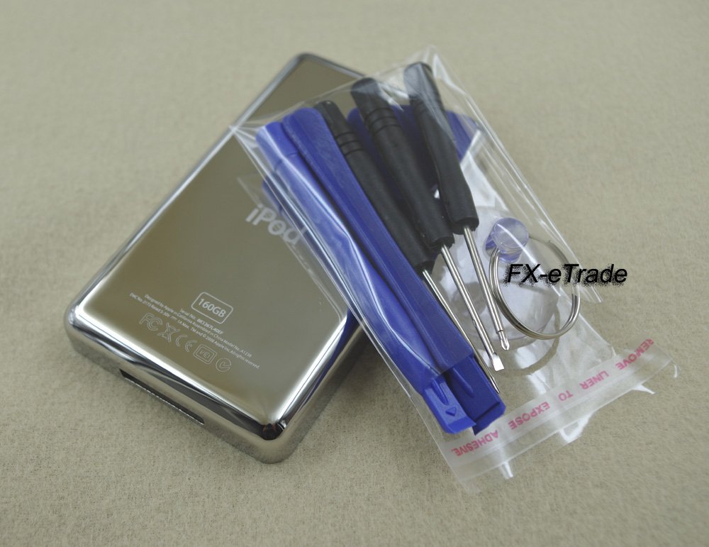 Metal Back Rear Housing Case Cover Shell Backplate for iPod 6th Gen Classic Thick Version 160gb