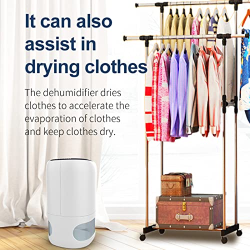 Dehumidifier And Air Purifier Combo，Depulat Small Dehumidifiers For Home Quiet With Auto Shut Off, Dehumidifiers for Bedroom (270 sq. ft), Bathroom, RV, Closet