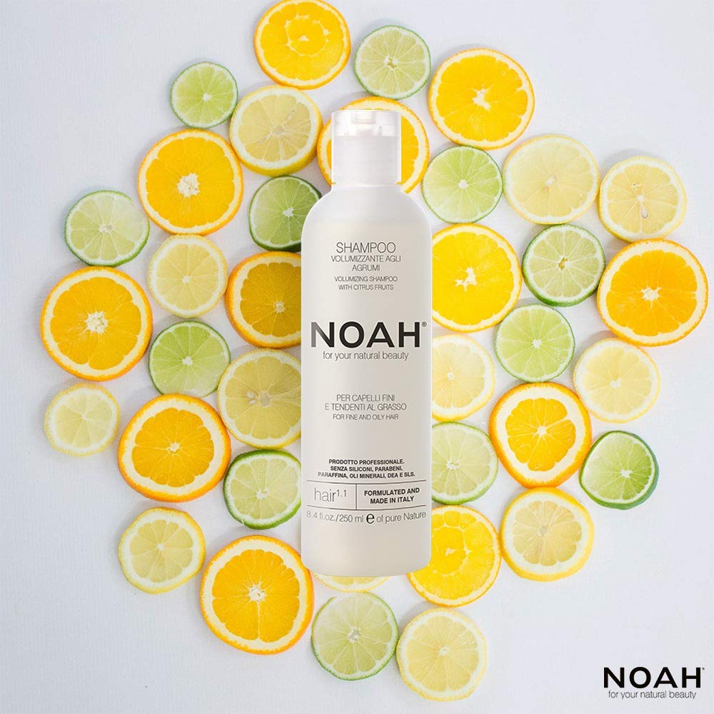 Noah Hair 1.1 Volumizing Shampoo - Organic Shampoo β Best Volumizing Shampoo - With Essential Oils and Hydrolysed Wheat Protein β Hair Products for Natural Beauty - 8.5 fl.oz (250 ml)