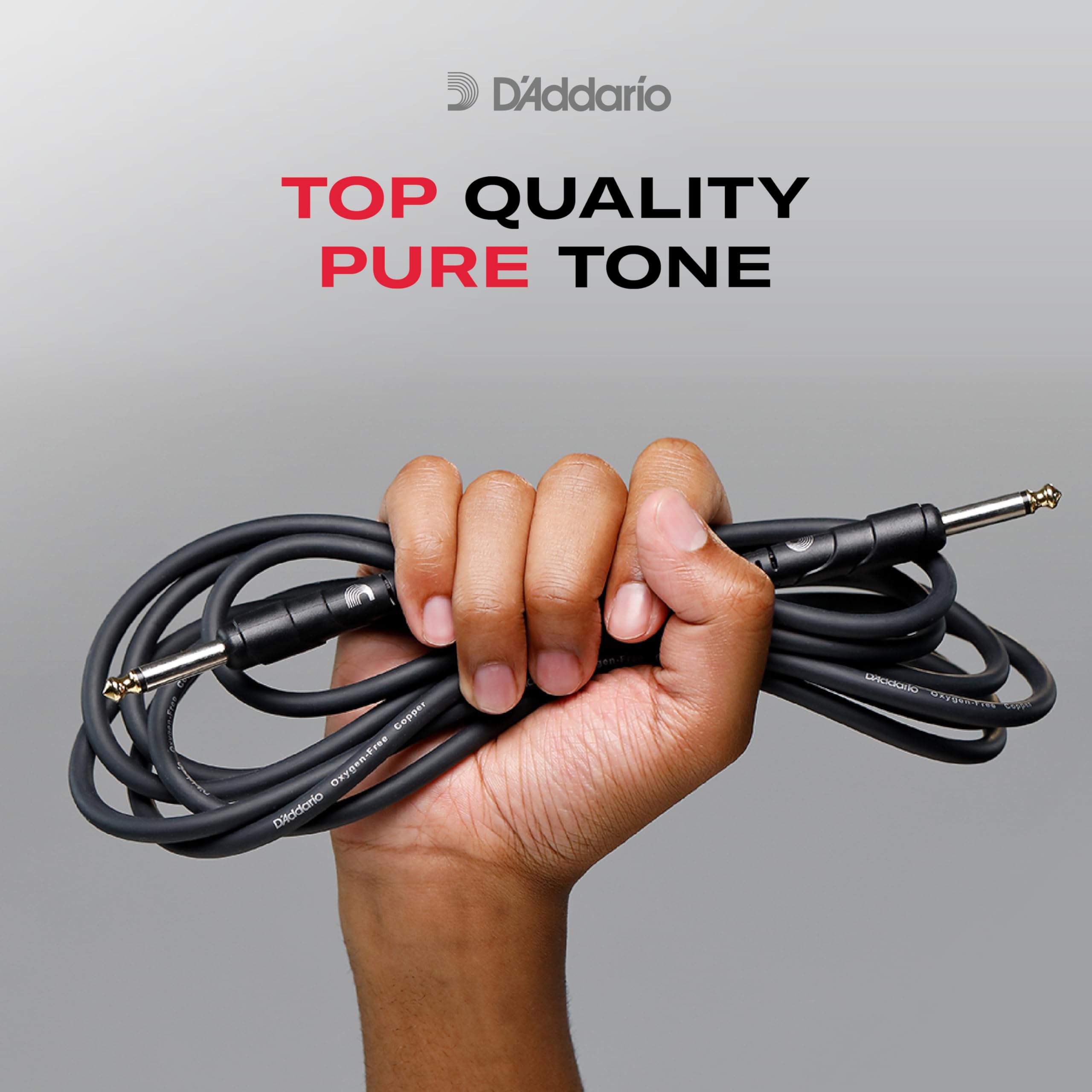 D’Addario Accessories Classic Series Guitar Patch Cables - Guitar Pedal Cable with ¼ Inch Ends - Durable & Reliable - Instrument Cable for Pedalboards - Right Angle - 3 feet