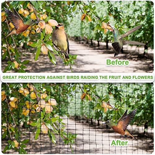 Bird Netting,7x100FT Garden Netting for Garden Protection, Durable Deer Fencing Net, Protecting Plants, Fruit Trees, Vegetables from Birds and Other Animals