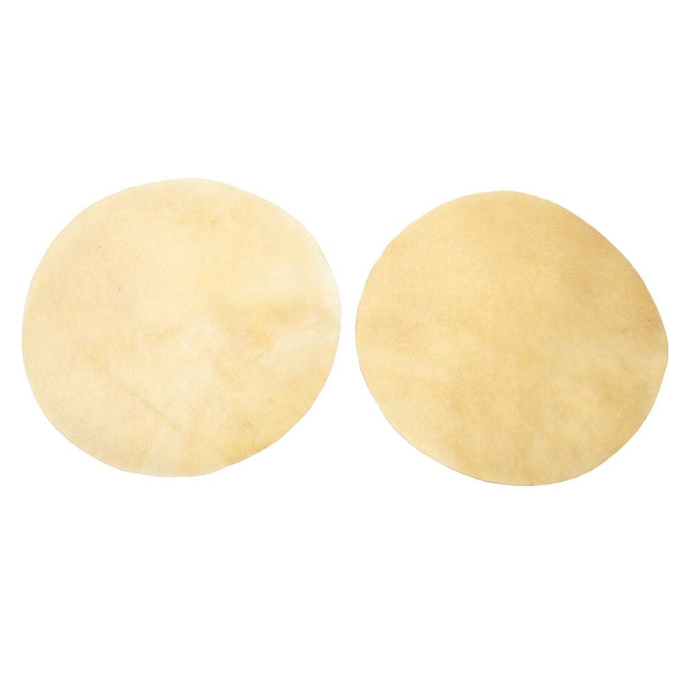 Drum Skin, 2pcs 42cm Buffalo Hide Drum Skin Drum Head for Bongo Conga African Drum