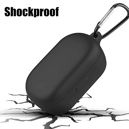 Compatible with Bose QuietComfort Earbuds Case, Youkei Silicone Case Cover Easy Carrying Protective Case Cover Compatible with Bose QuietComfort Noise Cancelling Earbuds (Black)
