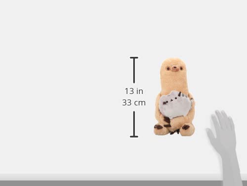 GUND Pusheen with Sloth Plush Stuffed Animal, Set of 2, 13"