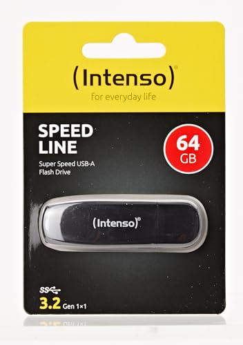 Intenso Speed Line USB Flash Drive 64 GB Black