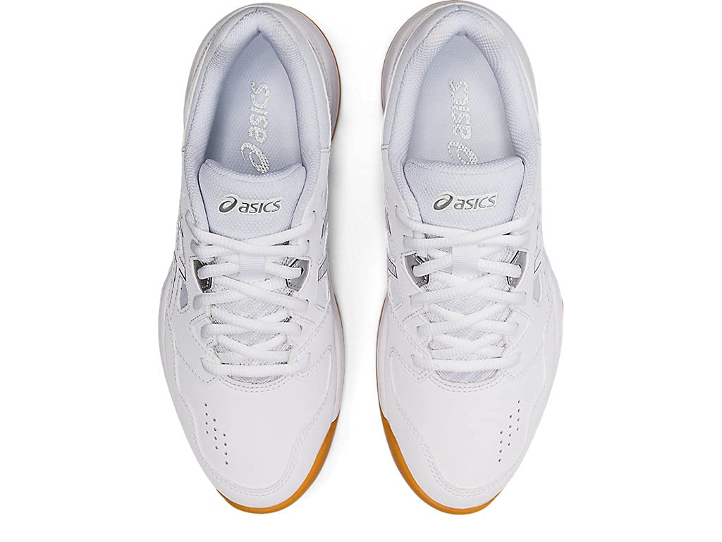 ASICS Women's Gel-RENMA Pickleball Shoes, 8, White/Pure Silver