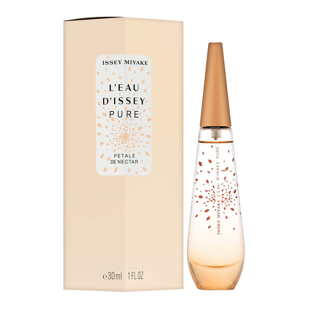 Issey Miyake L'eau D'issey Pure Petale De Nectar for Women 1.0 oz EDT Spray, Amber Floral Fragnance