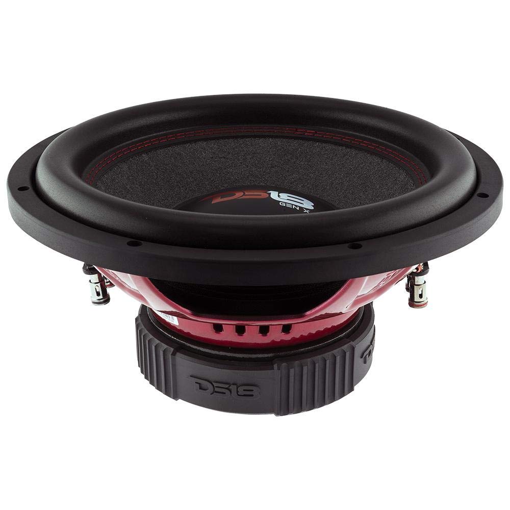 DS18 GEN-X124D Subwoofer in Black - 4 Layer Black Aluminum Voice Coil, 12", 900W Max Power, 450W RMS, Dual 4 Ohms - Powerful Car Audio Bass Speaker (1 Speaker)