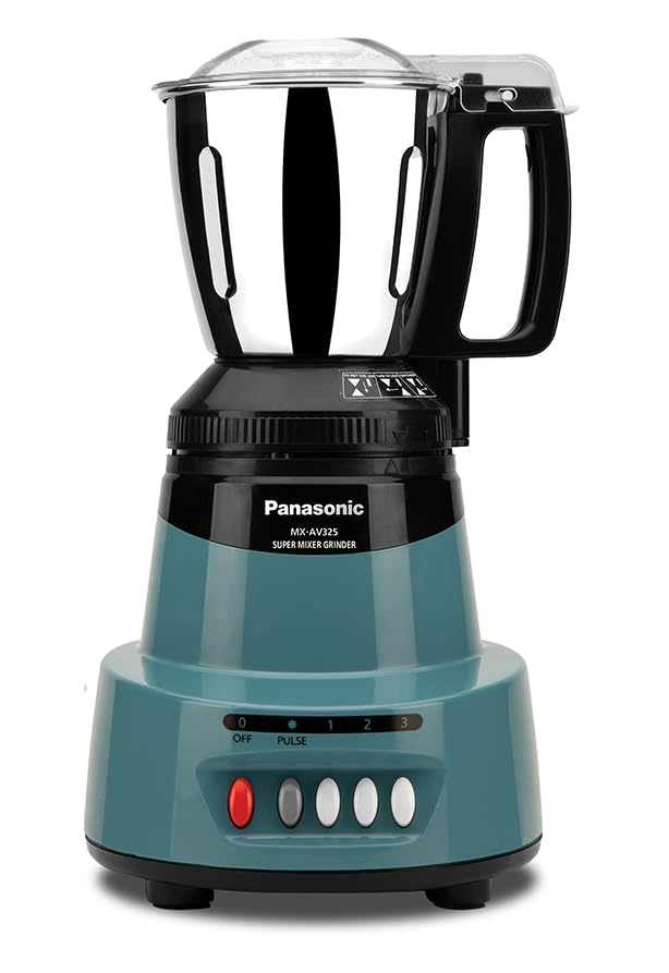 Panasonic Super Mixer Grinder MX-AV325 3 Stainless Steel Jars 600 Watts 110-120 Volt US & CANADA