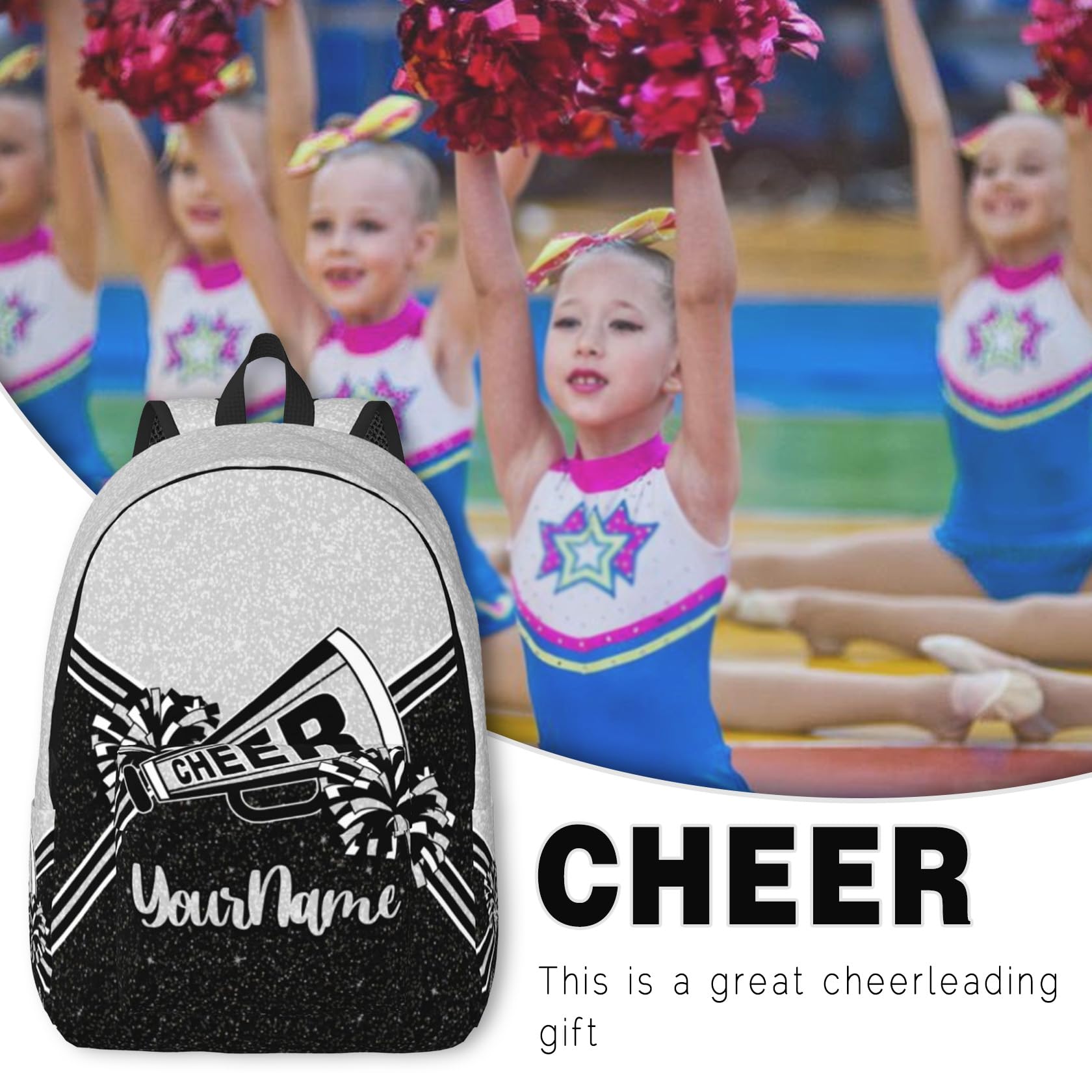 Custom Cheer Backpack With Name Personalized Cheerleading Backpack Cheer Backpack For Sports Party Cheerleader Gift