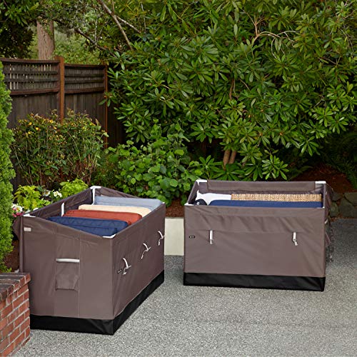 Classic Accessories Ravenna Water-Resistant 133 Gallon Deck Box, outdoor storage box