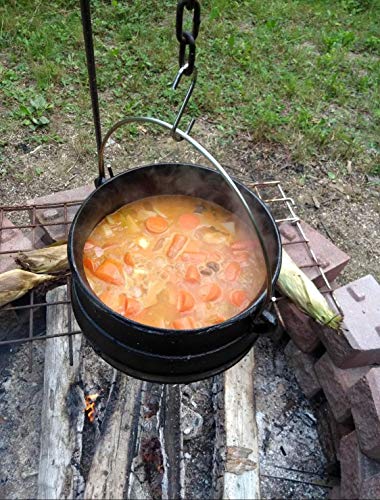 Cuisiland Seasoned 10 Quart Cast Iron Potjiekos