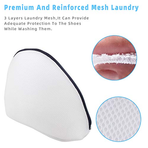 GOGOODA 7 Set Laundry Mesh Bags Delicate Wash Bags with 2 Set Sneaker Shoe Wash Bags