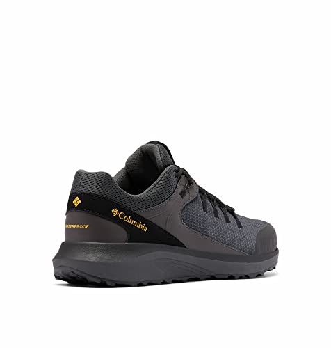Columbia Men's Trailstorm Waterproof Hiking Shoe, Dark Grey/Bright Gold, 11