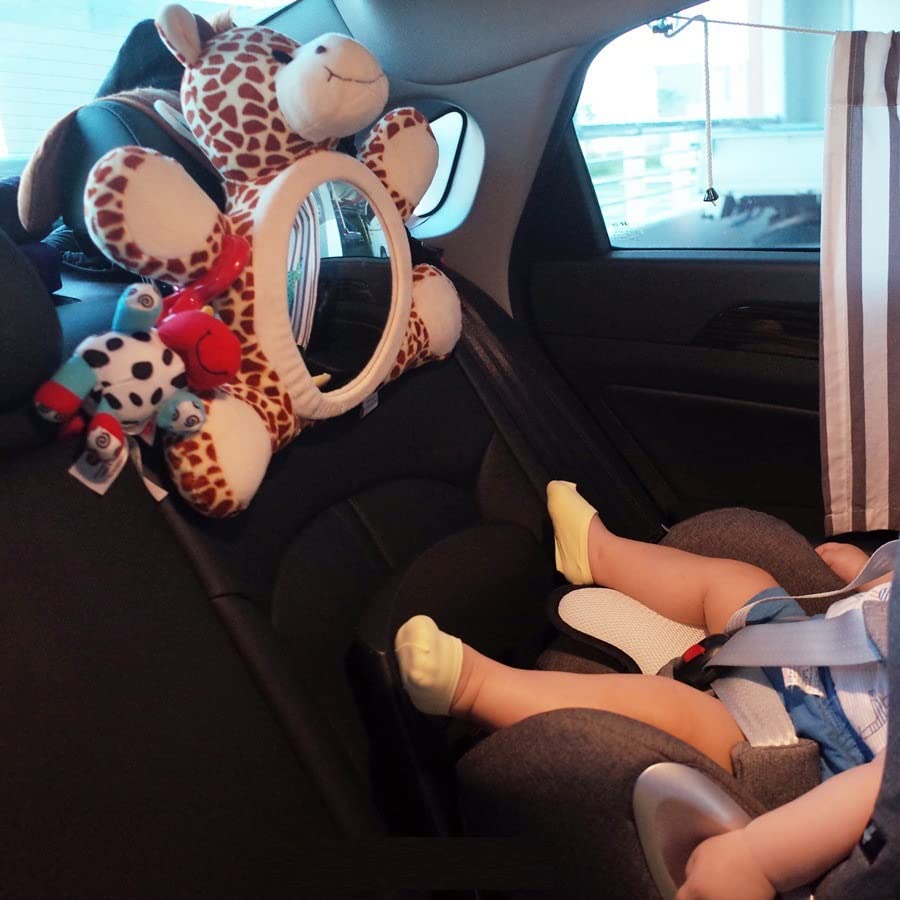 Baby Mirror for Car Rear Facing Mirror Cute Desgin Carton Giraffe Shape
