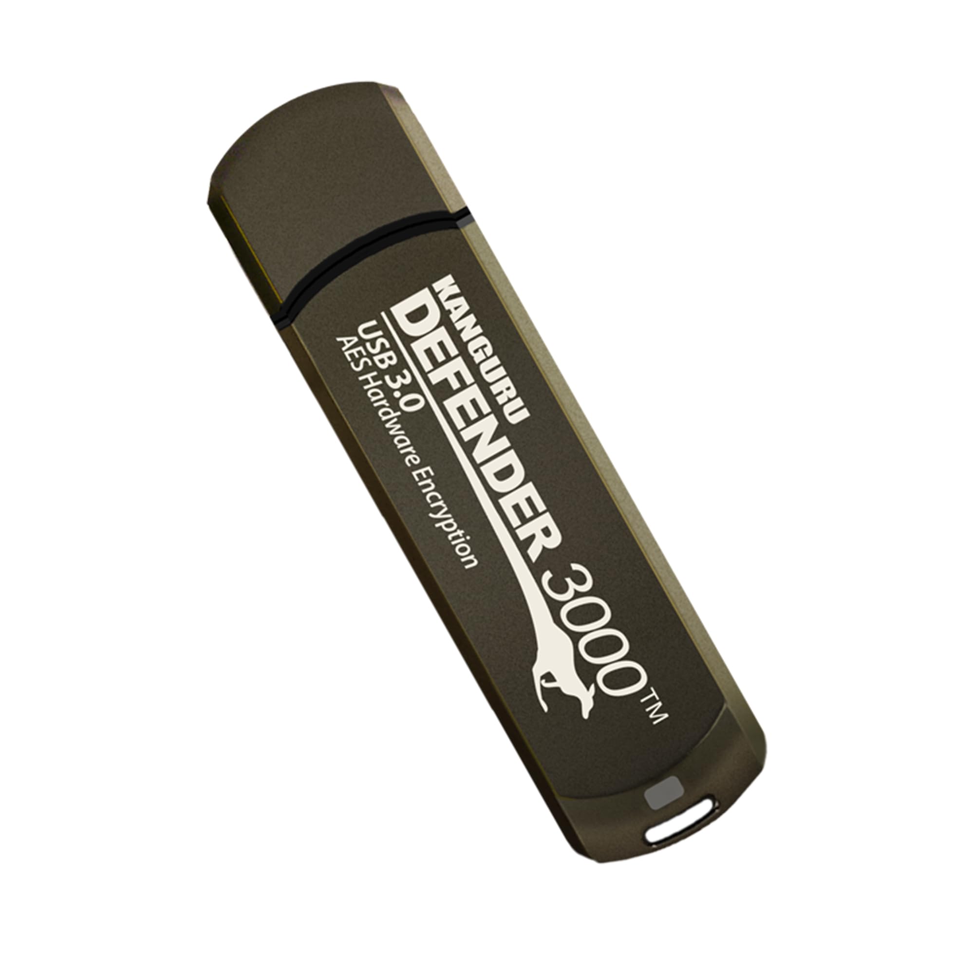 Kanguru Defender 3000 β 128 GB Hardware Encrypted Flash Drive - FIPS 140-2 Level 3 Certified - SuperSpeed USB 3.0 β Water Resistant
