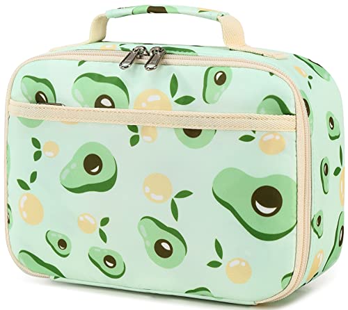 CAMTOP Backpack for Girls Kids School Backpack with Lunch Box Preschool Kindergarten BookBag Set(Avocado)