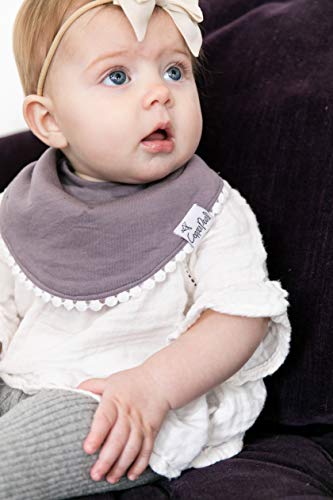 Copper Pearl Baby Bandana Drool Bibs for Drooling and Teething 2-Pack Fashion Bibs Gift Set For Girls “Isabella