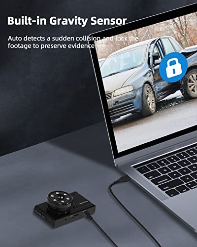Dash Cam Front, Dash Cam with 32GB SD Card, Kussla 1080P Dash Camera for Cars, Super Night Vision Dashcams for Cars, 170° Wide Angle Dashcam, 3'' IPS Screen, Loop Recording, WDR, G-Sensor