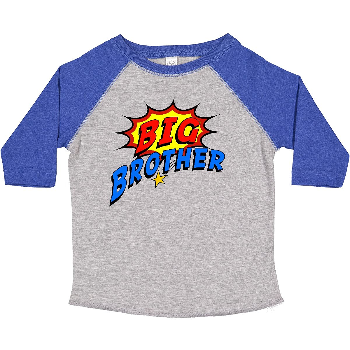 inktastic Big Brother Superhero Toddler T-Shirt 4T Heather and Royal 233dc