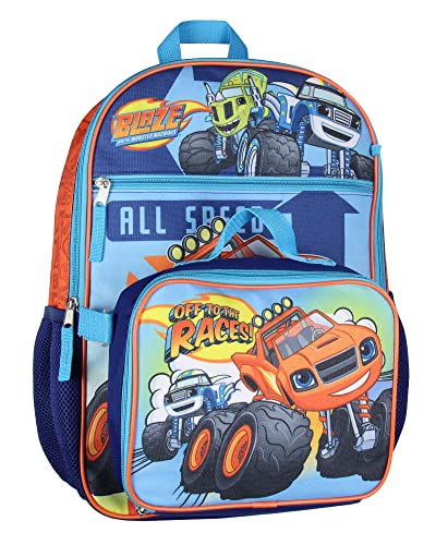 Blaze and the Monster Machines Backpack Set Lunch Box Pencil Case Key Chain Metal Carabiner