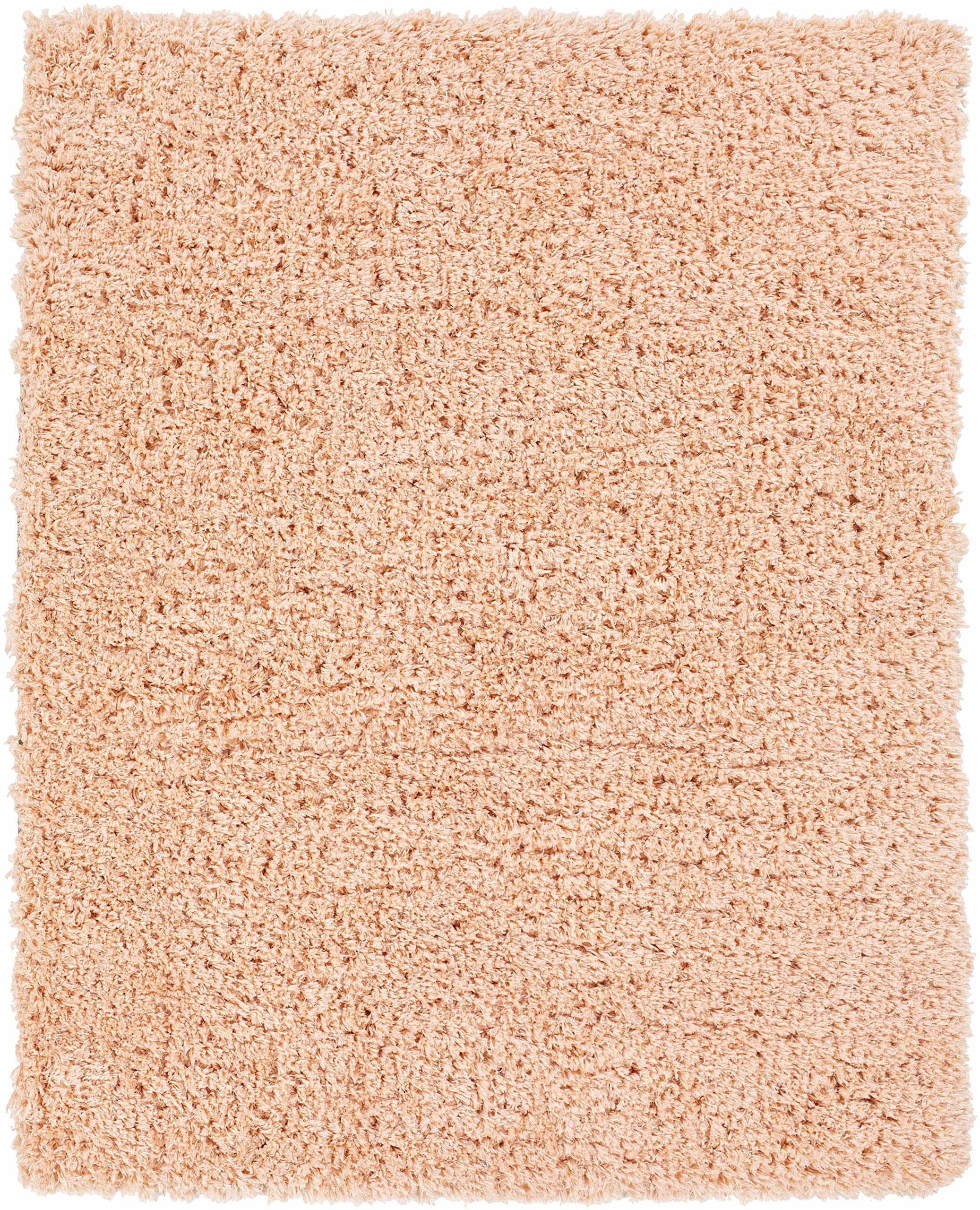 BoutiqueRugs Meru Contemporary Area Rug - Peach - 5'3" x 7'