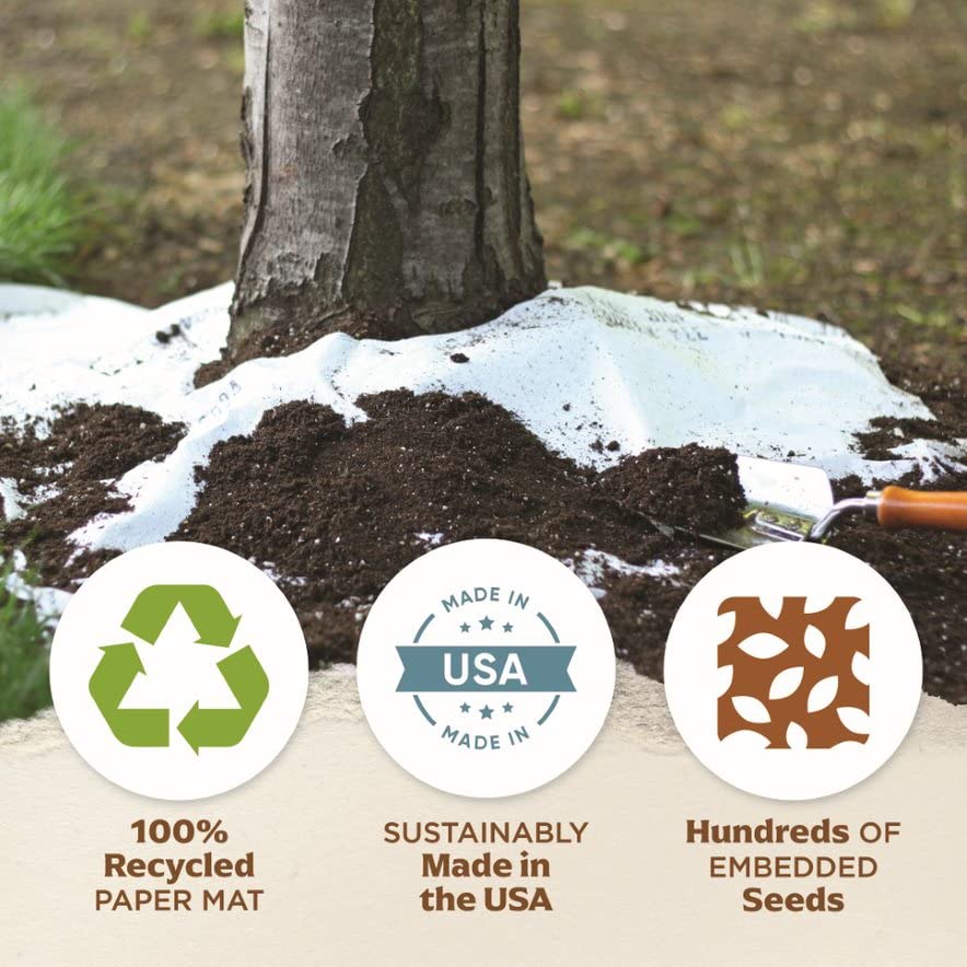 BloomingBulb Seed Mat - Easy to Plant and Grow Garden Seeds - Creates Fragrant, Vibrant Flower Garden β Customizable Flower Beds- Dwarf Dahlia Flower Mat