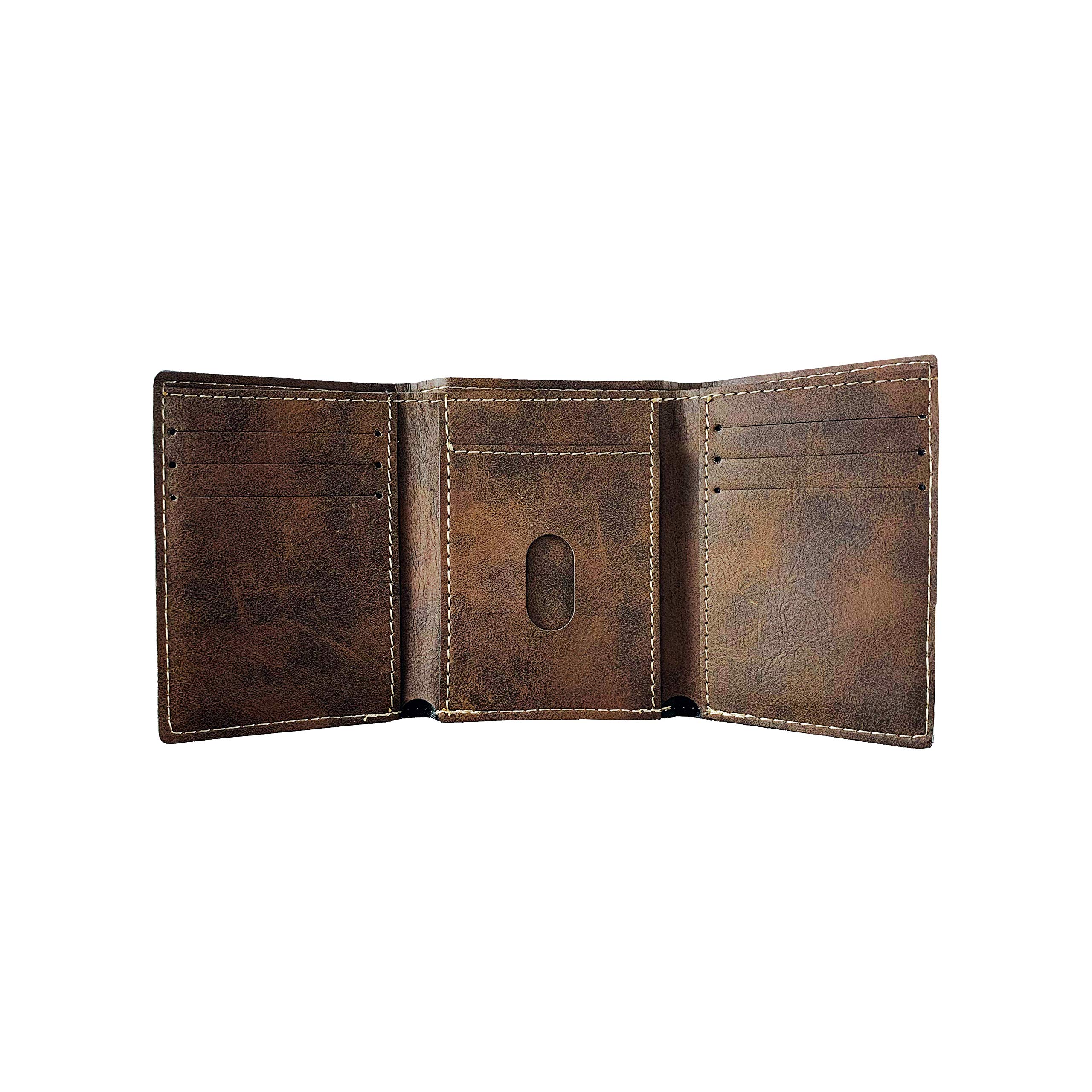 Delaney Irish Coat of Arms Rustic Leather Wallet