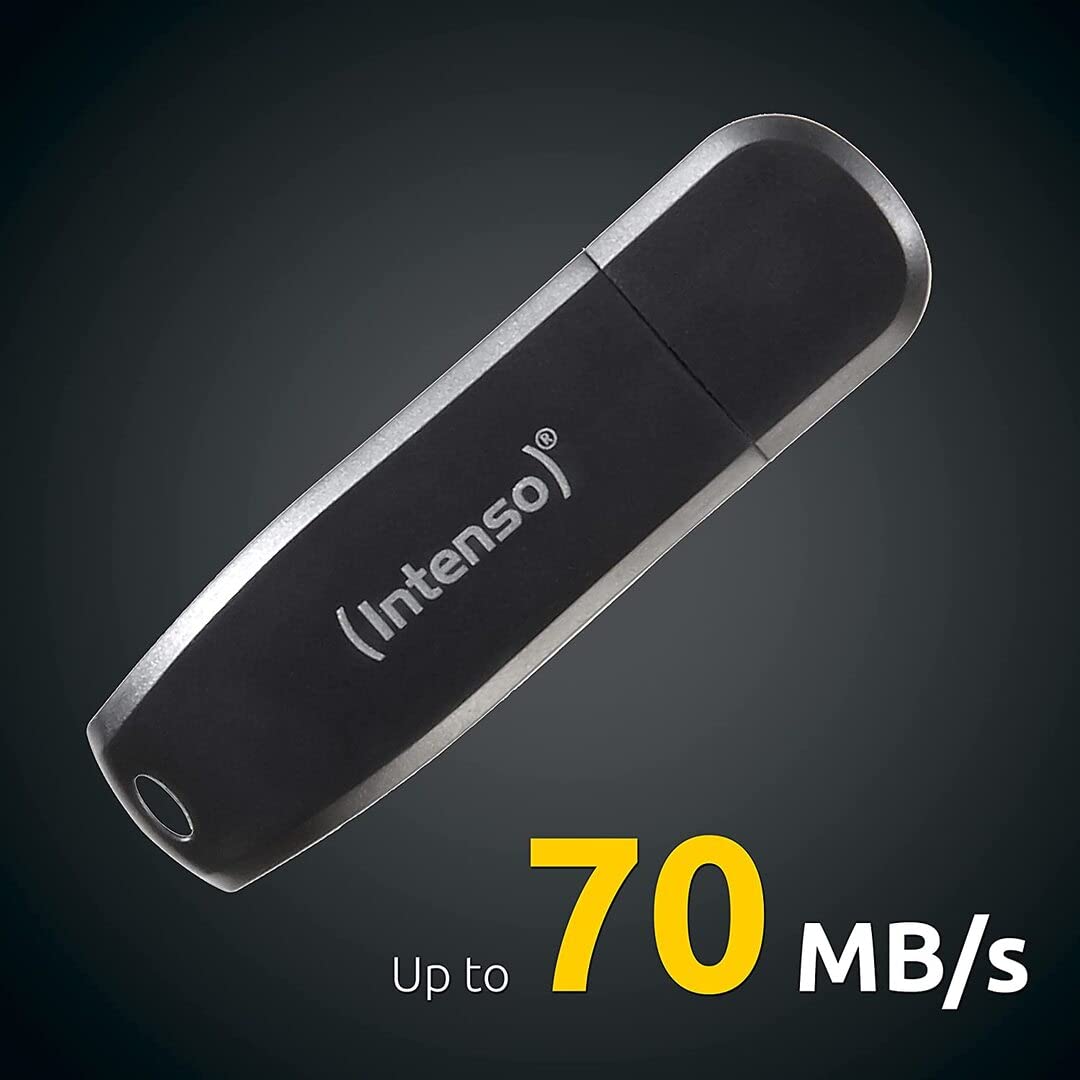 Intenso Speed Line - Flash Drive 32 GB - USB 3.2 Gen 1x1, Black