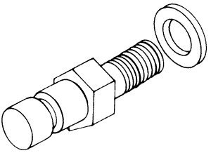 Spring Retainer with Washer for Pelton & Crane PCK660