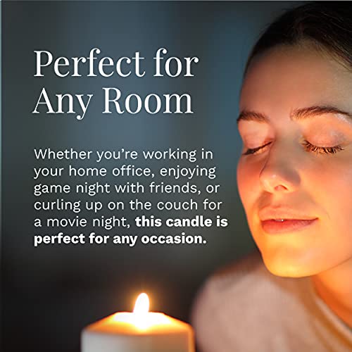 Candle-lite Scented Candles, Evening Fireside Glow Fragrance, 18 oz.2-Pack, Single-Wick Candle with 110 Hours of Burn Time, Off-White Color