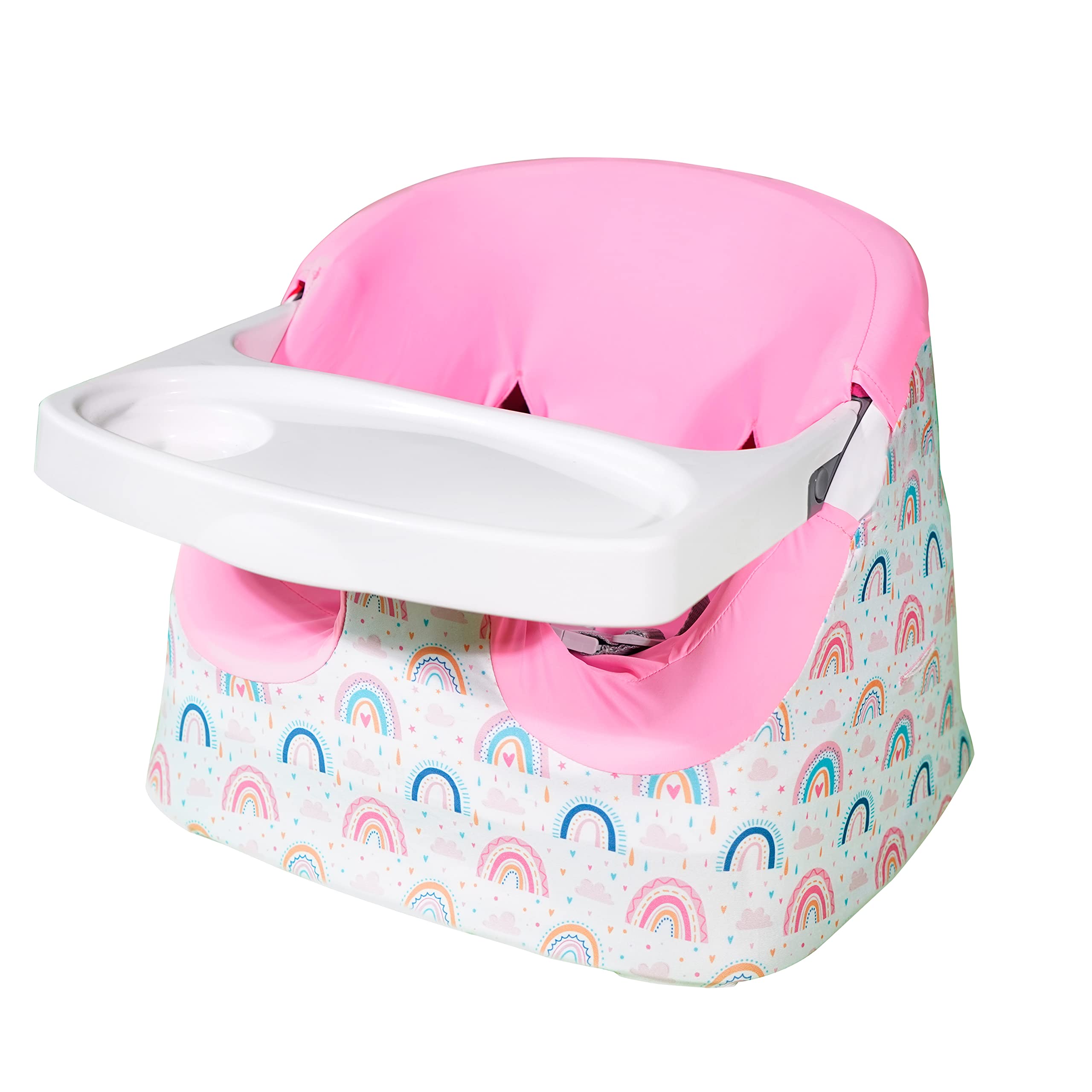 Baby Seat Cover Compatible with Ingenuity Seat (Leaf, Pink)