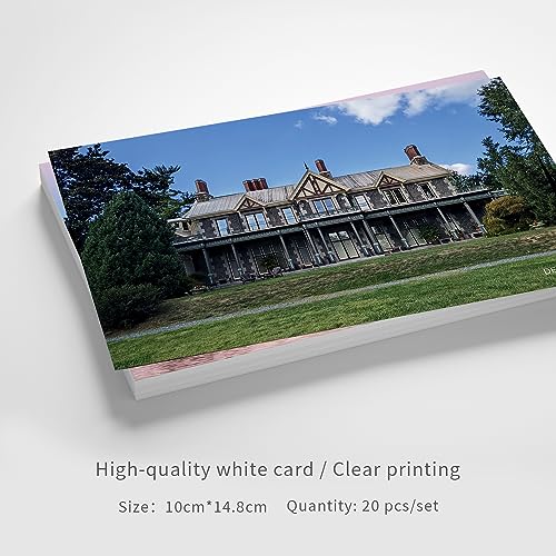 Dear Mapper Vintage United States Delaware Landscape Postcards Pack 20pc/Set Postcards from Around the World Greeting Cards for Business World Travel Postcard for Mailing Decor Gift