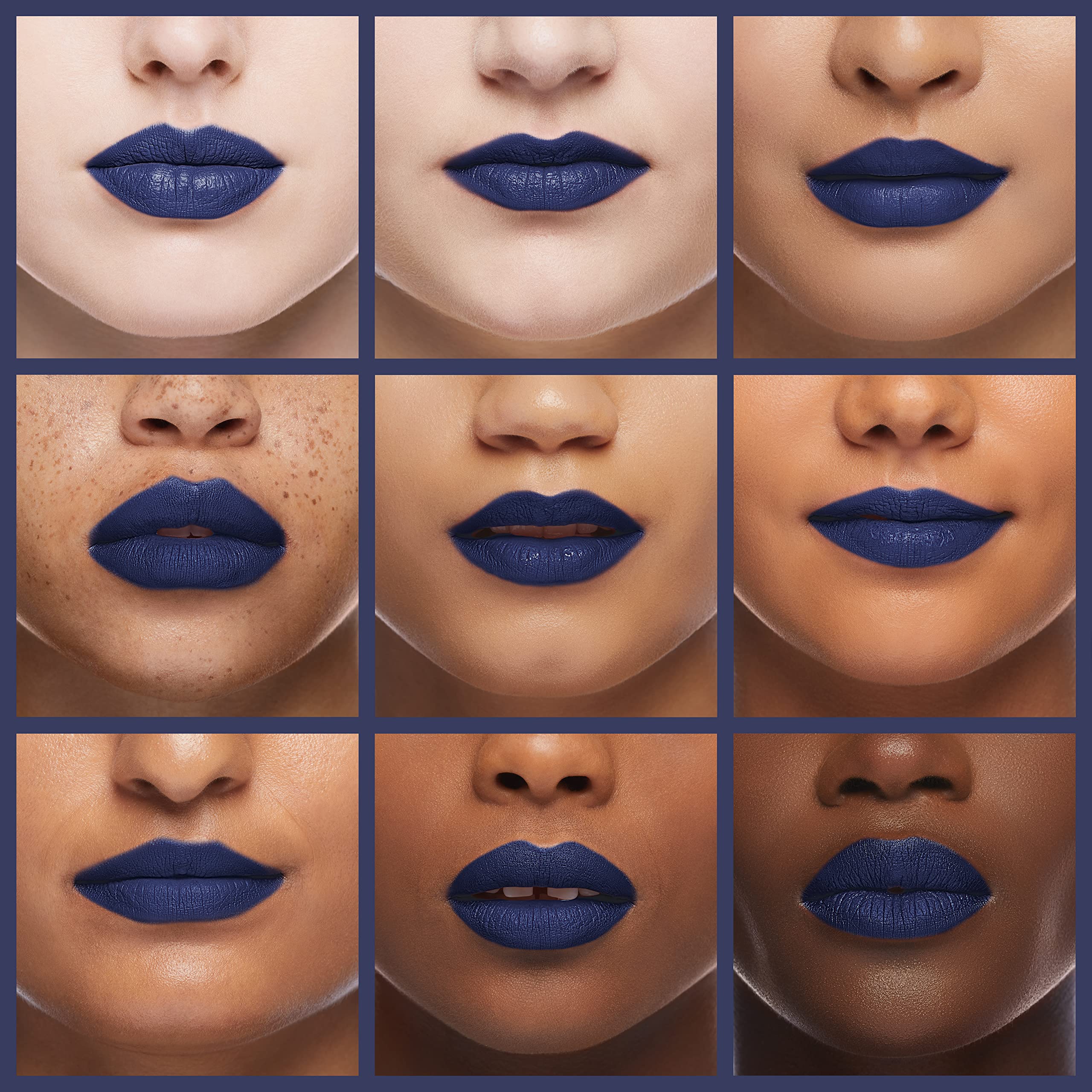 Rimmel London Stay Matte Liquid Lip Color with Full Coverage Kiss-Proof Waterproof Matte Lipstick Formula that Lasts 12 Hours - 830 Blue Iris, .21oz