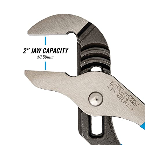 Channellock 415 10-Inch Smooth Jaw Tongue