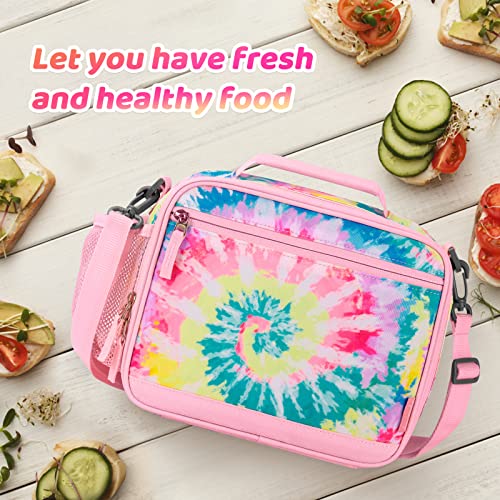 Choco Mocha 15inch Tie Dye Backpack + Lunch Bag