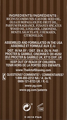 The Art of Shaving Pre Shave Beard Oil for Men, Protects Against Irritation and Razor Burn, Clinically Tested for Sensitive Skin, Oud, Woody, 2 Fl Oz