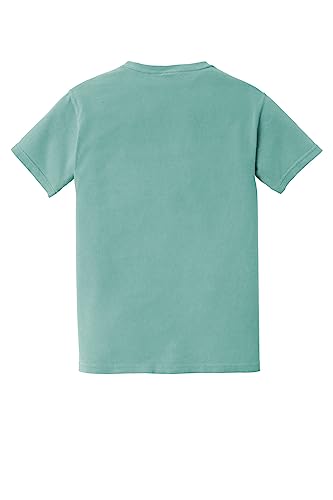 Comfort Colors mens Adult Short Sleeve Pocket Tee, Style 6030 T Shirt, Sea Foam, Large US