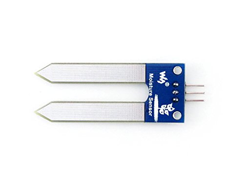 waveshare Soil Moisture Sensor Module Detector Soil Hygrometer Detection Module Detection Depth 38mm, Compatible with Raspberry Pi 5/4B/3B/Zero/Zero W/Zero 2W/Pico/Pico W/Pico WH