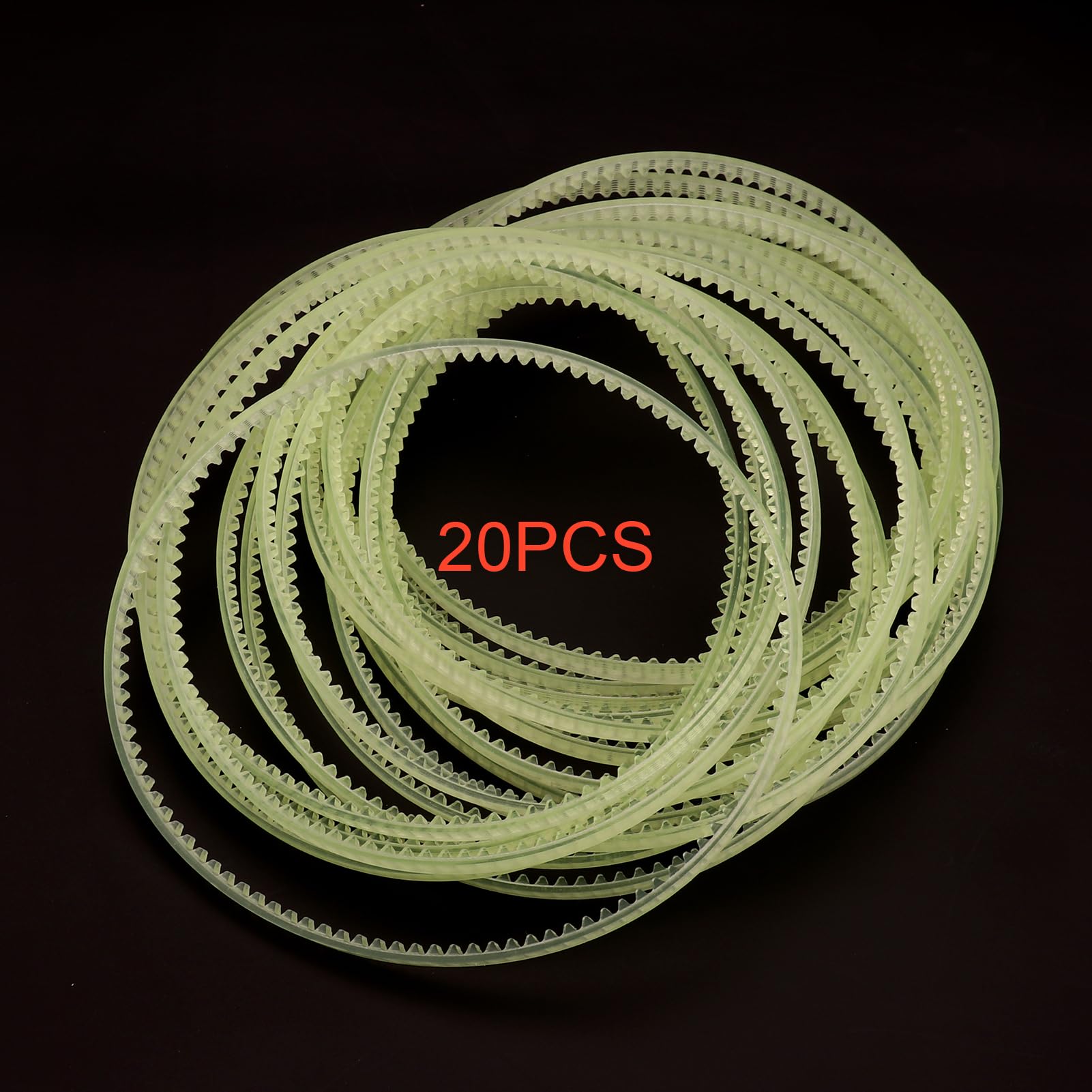 ICZW 20pcs Gear Belt Tooth Belt Spare Part for FR-900 FRM-900 Series Continuous Bag Sealing Machine (420mm)