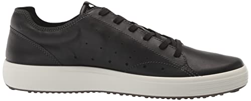 ECCO Men's Soft 7 Cloud Sneaker, Black, 8-8.5